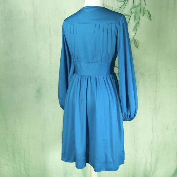 Vintage | Dresses | Vintage 7s Mod Cornflower Blue Boho Dress | Poshmark